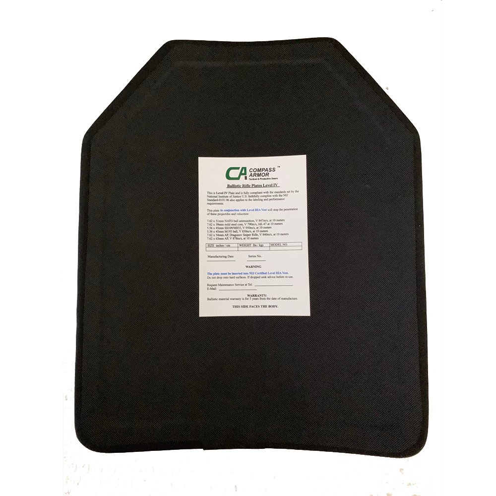 ESAPI XL 11″X14″ Level IV ICW Ceramic Ballistic protection Plate ...