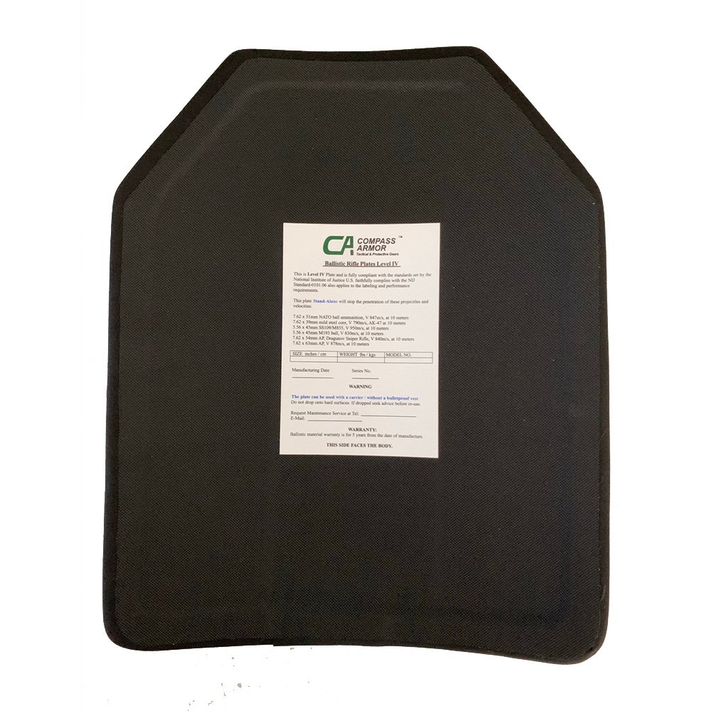ESAPI XL 11″X14″ Level IV STA Ceramic Ballistic protection Plate ...