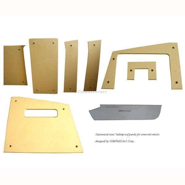 Level IIIA / III Bullet Resistant Panel Materials for Car Armouring ...